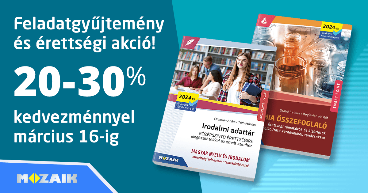 Mozaik - Irodalom, nyelvtan, történelem akciós kiadványok